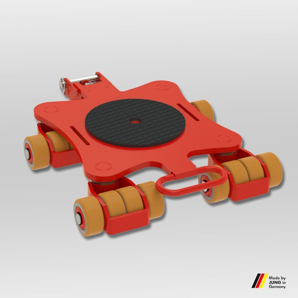 Rouleurs Jung JKB avec plateau pivotant - Capacité 2 t à 14 t - Patins ...