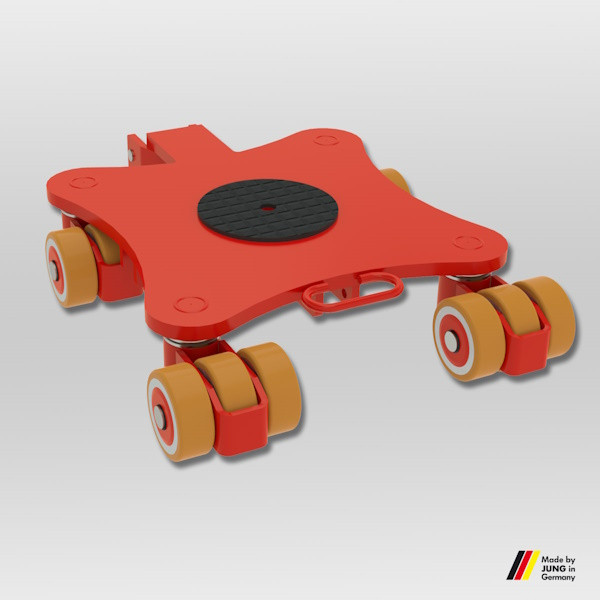 Rouleurs Jung JKB avec plateau pivotant - Capacité 2 t à 14 t - Patins ...