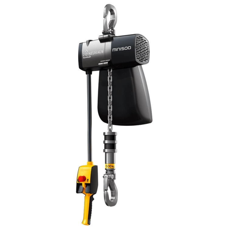Palan pneumatique à chaîne compact JDN mini ATEX Zone 2 version FOOD ...