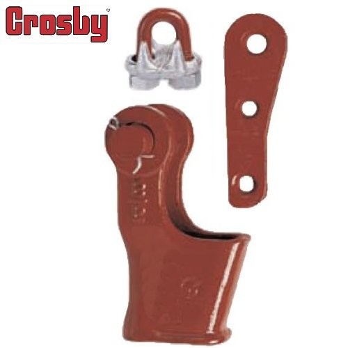 Boîte à coin CROSBY S-421T - Pour câble Ø 9 mm à 32 mm - Boîtes à coin ...