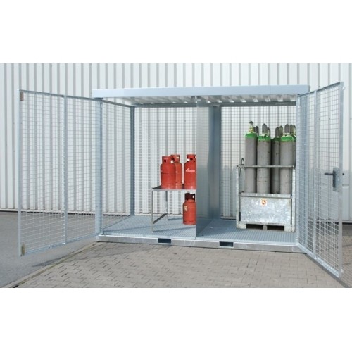 Box pour bouteilles de gaz BGFCEM - Capacité 16 à 104 bouteilles ...