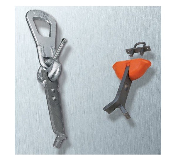 Anneau de levage pour ancre plate avec étrier acier - Force 2,5 t à 26 ...