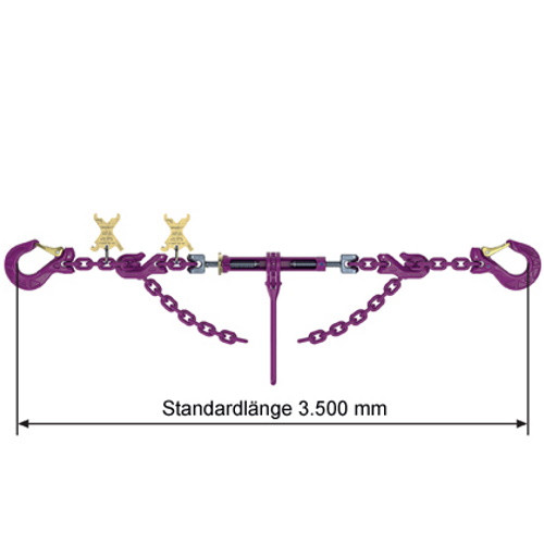 Chaîne d'arrimage HR grade 120 RUD ICE-Classic avec tendeur ICE-CURT et ...
