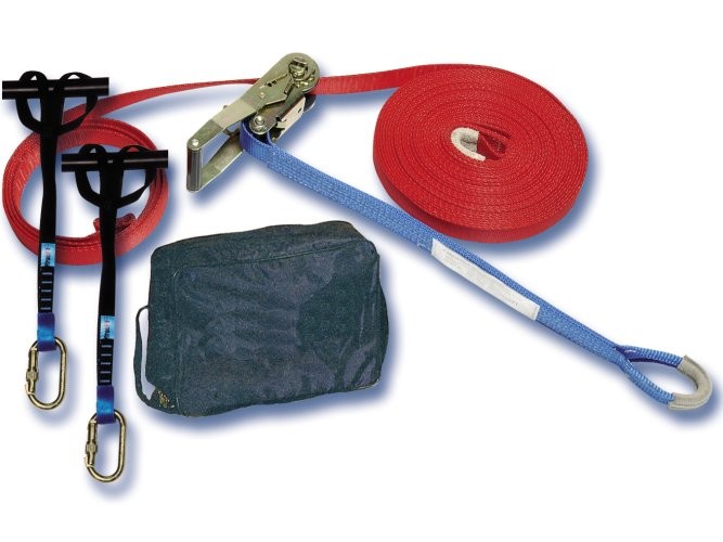 Ligne de vie horizontale provisoire en sangle TEMPO 2 personnes ...