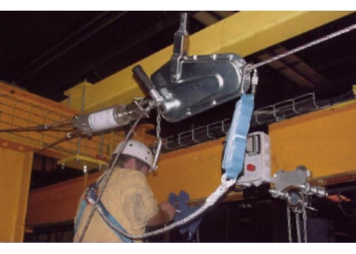 Ligne de vie horizontale provisoire TIRSAFE en câble 3 personnes ...