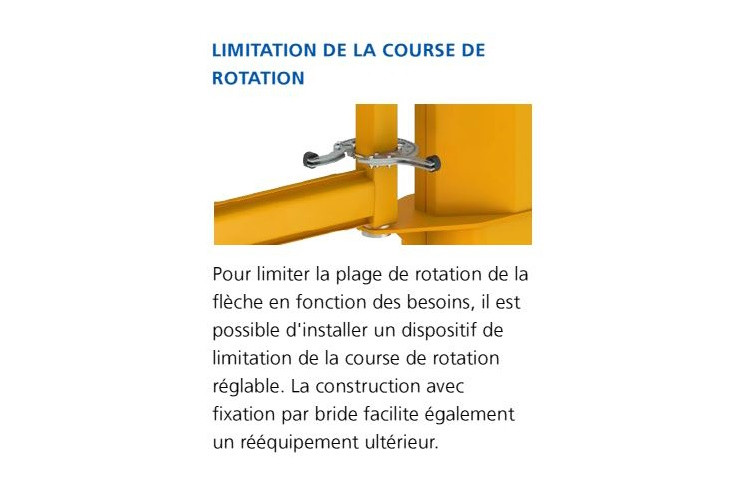Potence pivotante sur colonne DEMAG SSK KBK