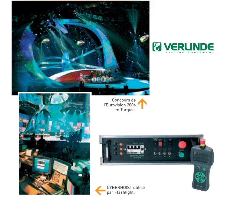 Palan électrique à chaîne scénique VERLINDE STAGEMAKER - Palans ...