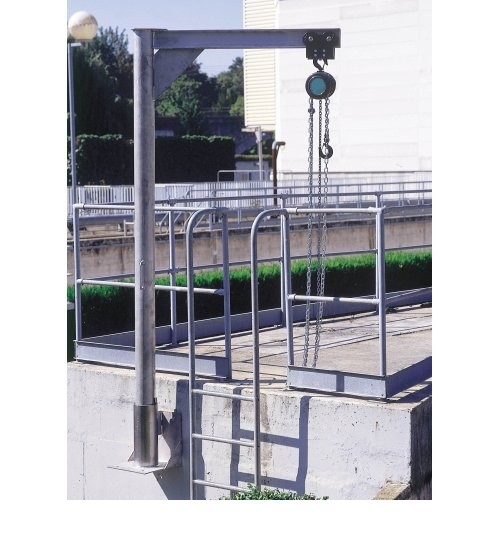 Potence amovible VEP 250 kg en acier galvanisé ou inox pour traitements ...