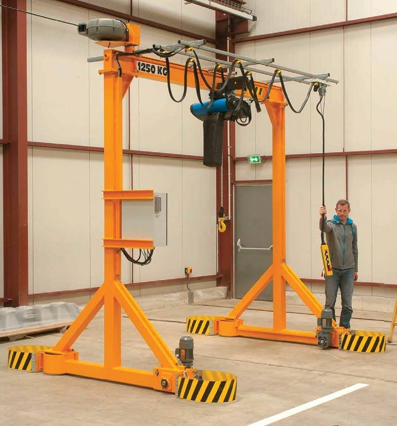 Portique acier motorisé PADM - Capacité 1,6 t à 6,3 t - Portiques d ...