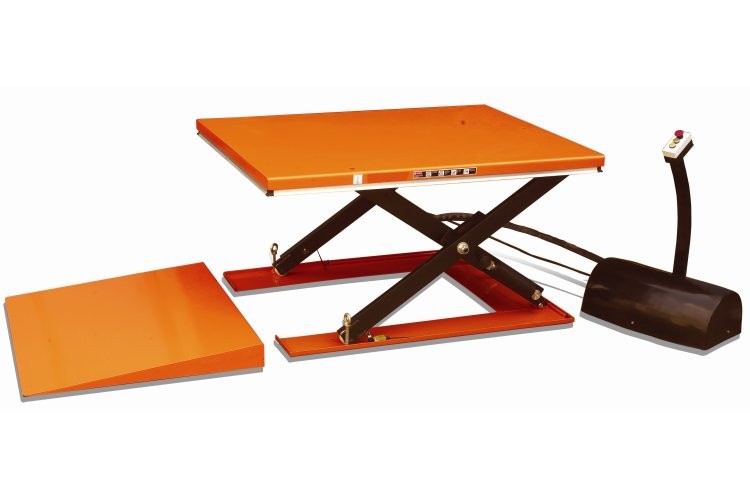 Table élévatrice électrique fixe avec rampe d'accès YH - Capacité 1000 ...
