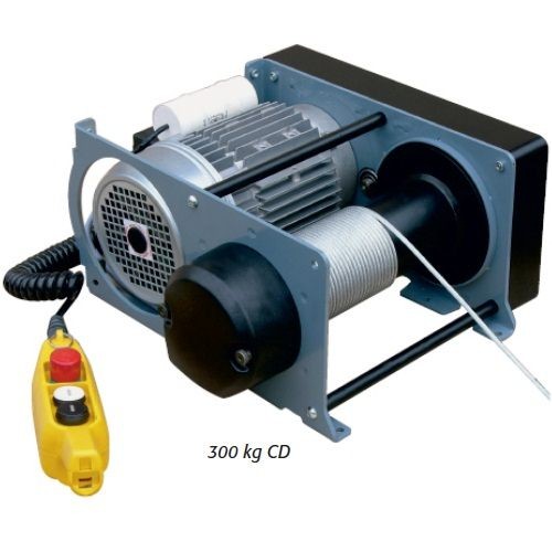 Treuil électrique à câble compact PRM 220 V Monophasé et 380 V Triphasé ...